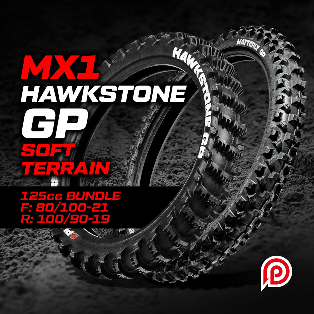 MX1 Hawkstone 125cc Bundle – Plews Tyres