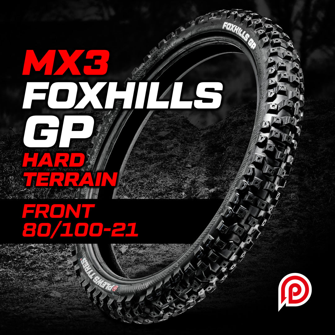 MX3 FOXHILLS GP Hard Front - 80 / 100 – 21 – Plews Tyres